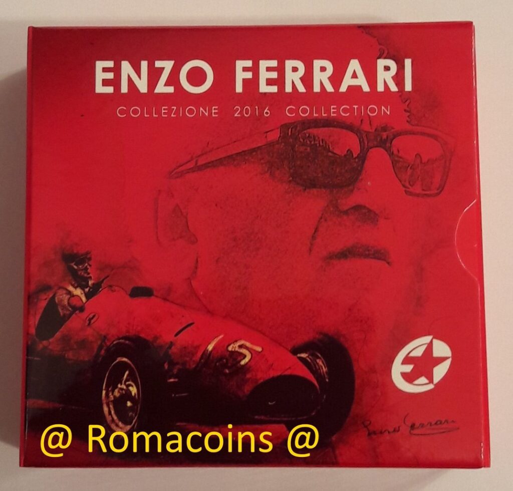 10 Euro Silver Italy 2016 Enzo Ferrari Proof - Romacoins