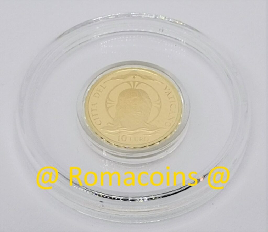 10 Euro Vatican 2020 Gold Coin Proof Baptism - Romacoins