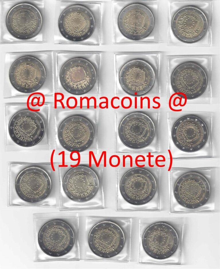 19 X 2 Euro 2015 30 Years European Flag Unc - Romacoins