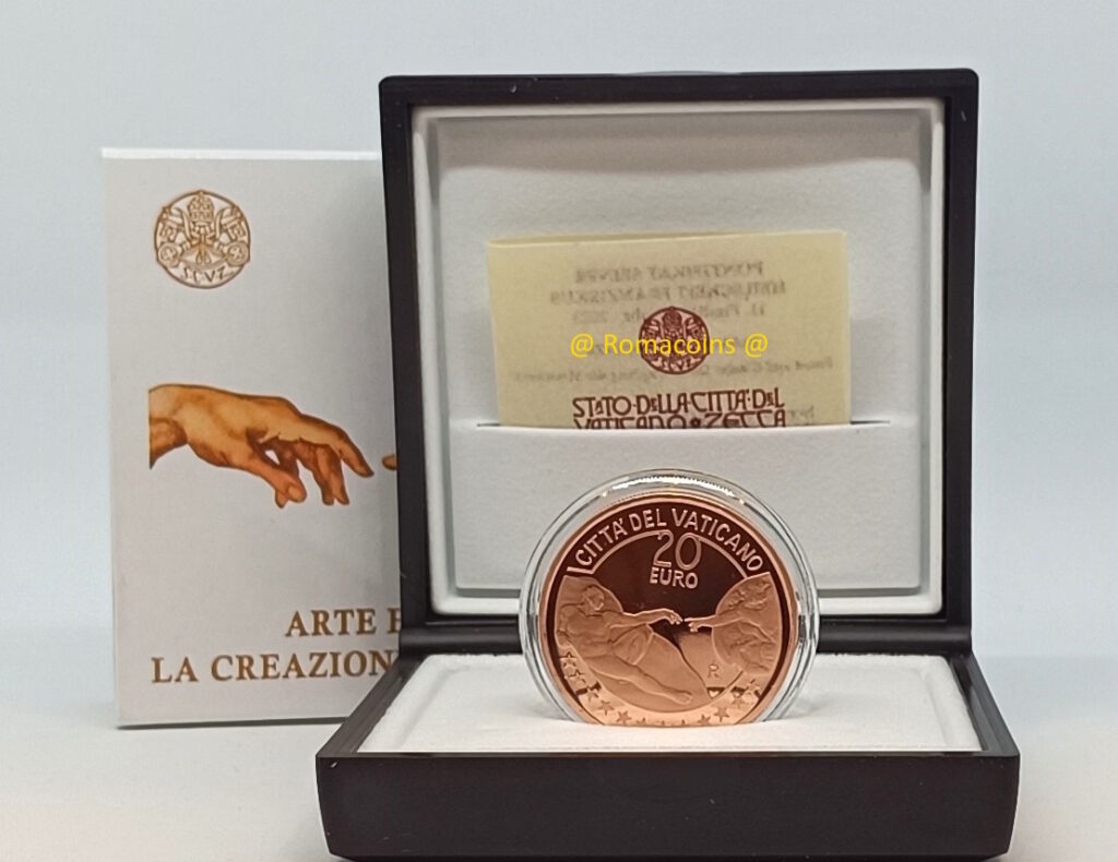 20 Euro Coin Vatican 2023 Art and Faith in Copper Proof - Romacoins