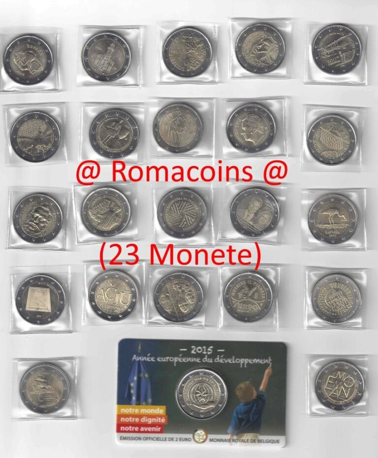 23 x 2 Euro 2015 Monedas Conmemorativas Serie Completa - Romacoins