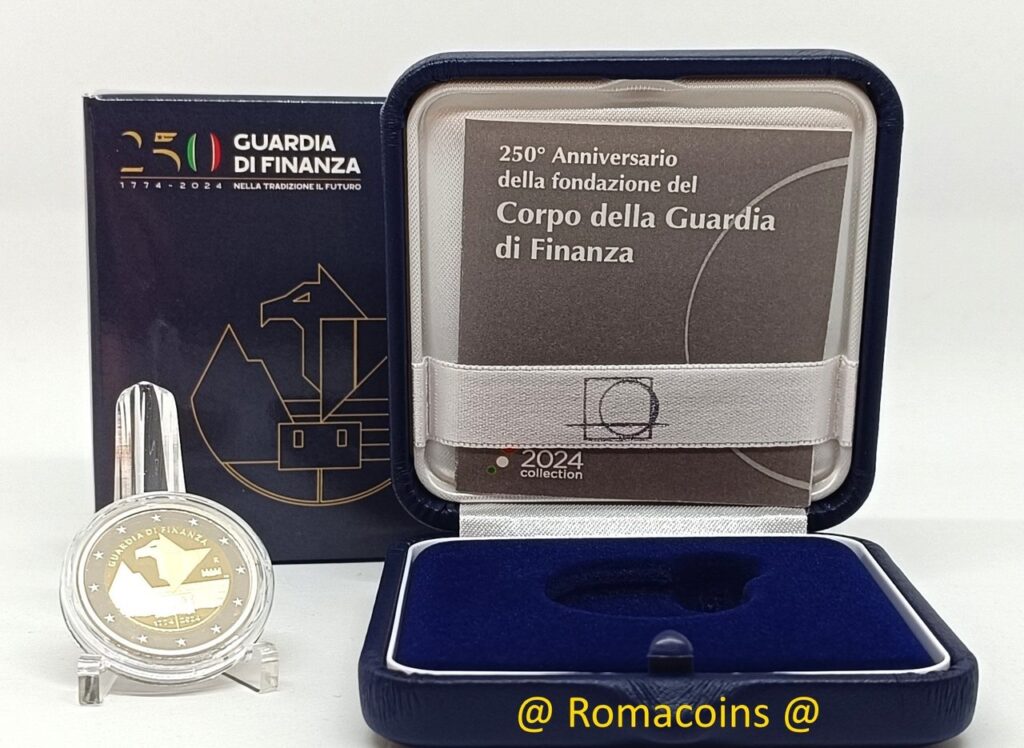 2 Euro Commemorative Coin Italy 2024 Guardia di Finanza Proof - Romacoins