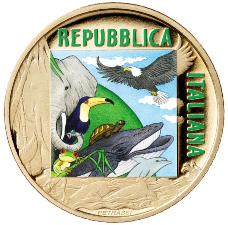 5 Euro Italy 2023 Elephant Coin Sustainable World - Romacoins
