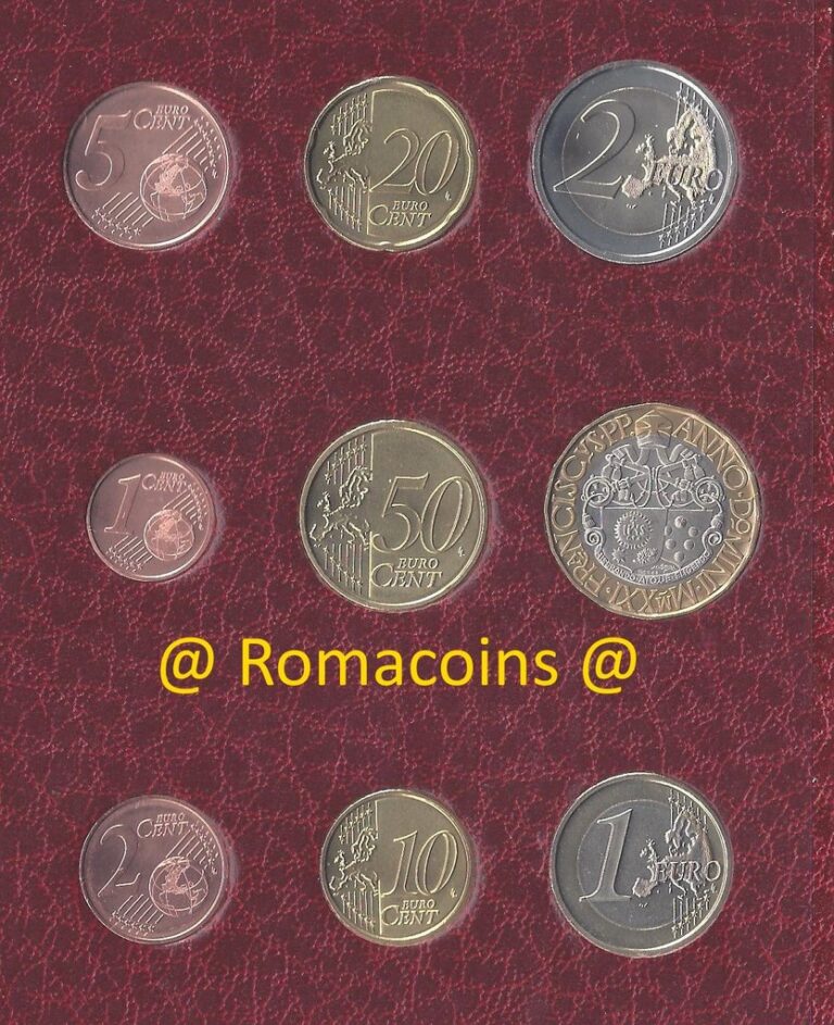 Vatican Bu Set 2021 with 5 Euro Coin Bimetallic New - Romacoins