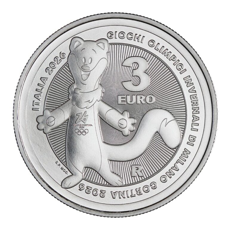 3 Euro Italia 2024 Giochi Olimpici Invernali Cortina 2026 - Romacoins