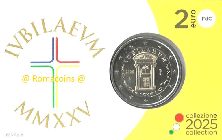 Coincard Italia 2025 2 Euro Commemorativi Giubileo Fdc - Romacoins