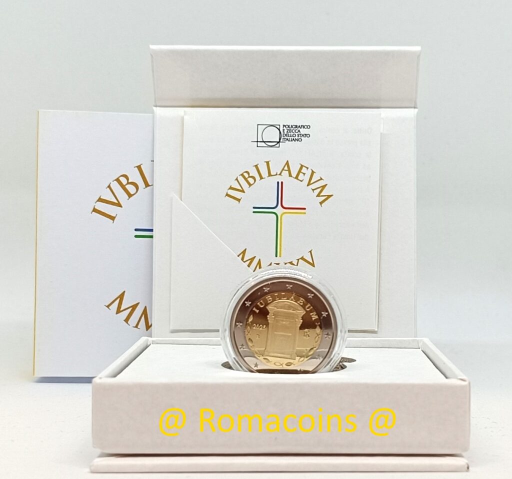 2 Euro Commemorative Coin Italy 2025 Jubilee Proof - Romacoins