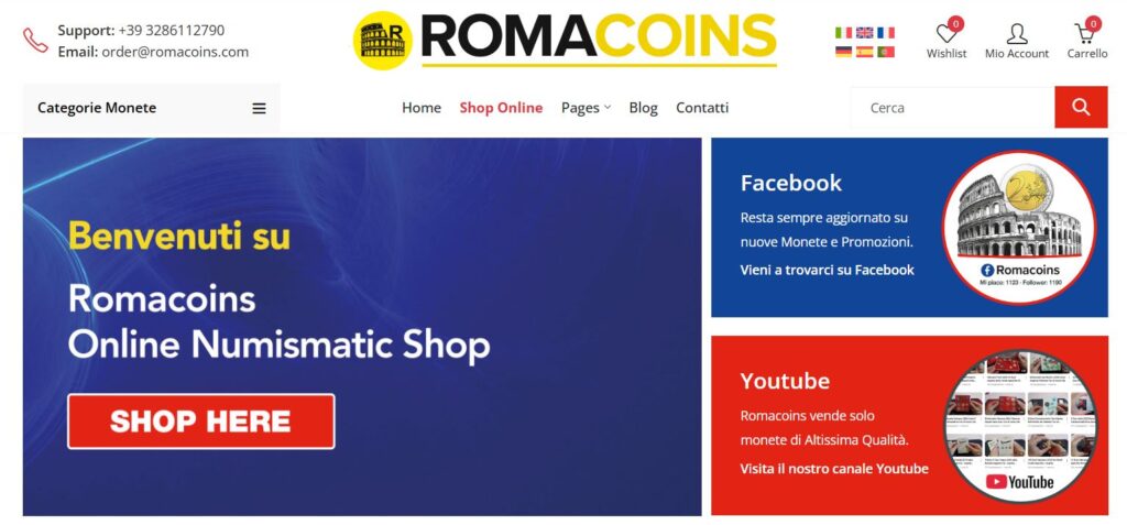 Numismatics Site #1 in Italy Specializing in Rare Euro Coins